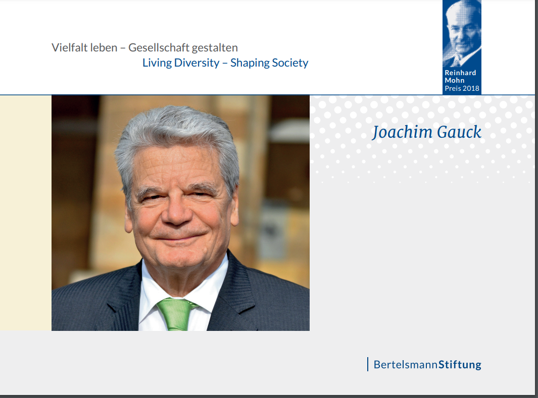 Reinhard Mohn Prize 2018 Review