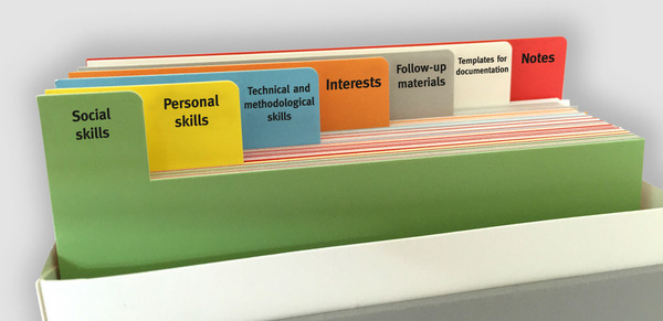 Competence cards for potential analysis